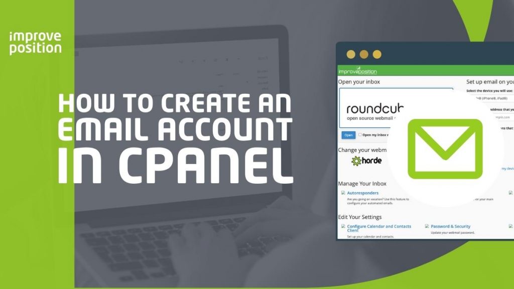 How To Create An Email Account In CPanel // Improve Position